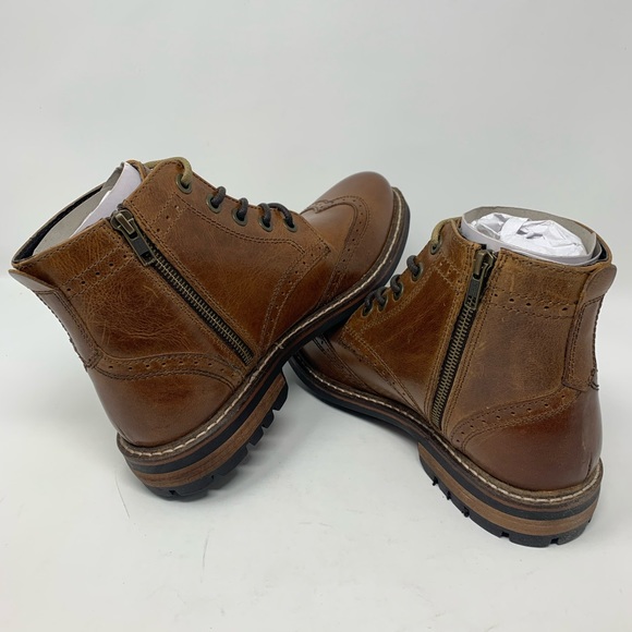 Crevo | Shoes | New Crevo Tristen Chestnut Leather Wingtip Boot | Poshmark